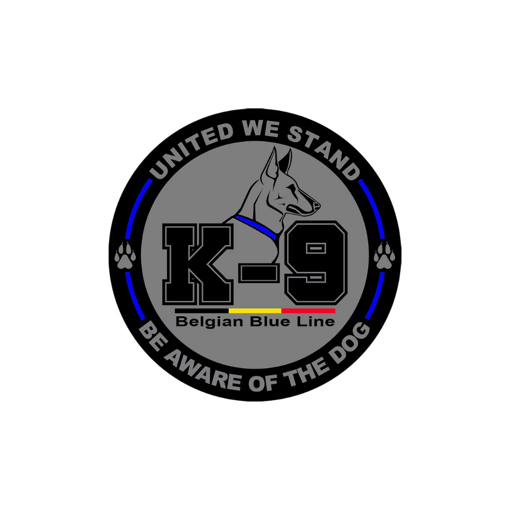 Badge / Patch "K9 Blue Line" PVC – Belgian Blue Line