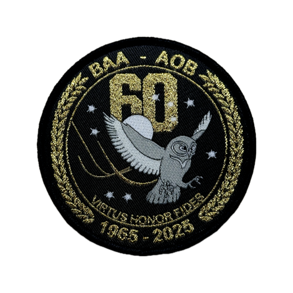 Ecusson / Patch BAA - AOB 60 years – Belgian Blue Line